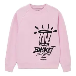 LI-NING Basketball Series Pullover - Pink/black