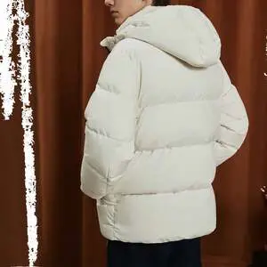 FILA FUSION Hooded Down Jacket - White