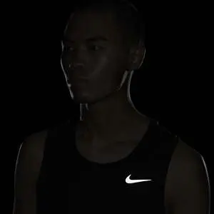 Nike Dri-fit Miler Running Tank - Black