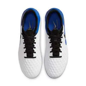 Nike Legend Academy Ag Artificial Grass Soccer Cleats - White/blue