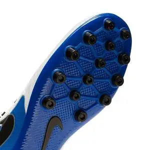 Nike Legend Academy Ag Artificial Grass Soccer Cleats - White/blue