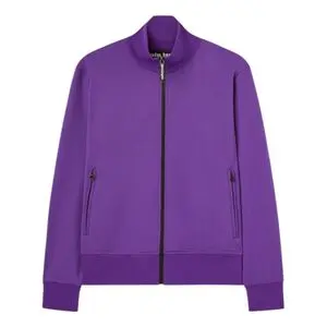 Palm Angels Palm Angels Back Curved Logo Track Jacket Purple