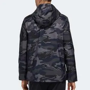 Adidas Camouflage Hooded Track Jacket