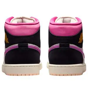 JORDAN 1 Mid Se "world Tour" Sneakers - Black/sail/pinksicle