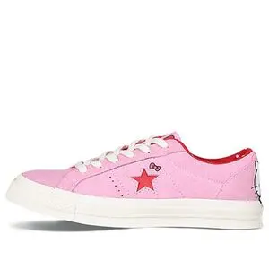 CONVERSE X Hello Kitty One Star Suede Low Top Sneakers - Pink