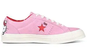 CONVERSE X Hello Kitty One Star Suede Low Top Sneakers