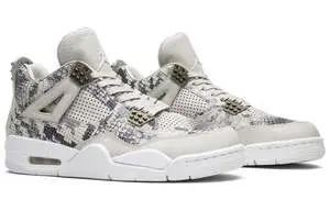 JORDAN 4 Retro Premium "snakeskin - Tan/white