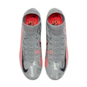 Nike Mercurial Superfly Academy Mg "metallic Grey Crimson