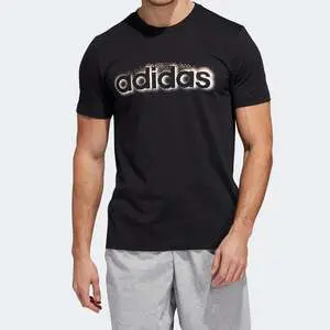 Adidas Sports Training Round Neck Foil Graphic Tee