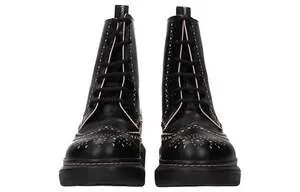 Alexander McQueen Hybrid Lace Up Ankle Boots