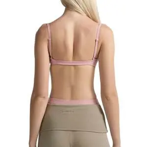Nike X Skims Matte Thin-strap Micro Bra - Himalayan