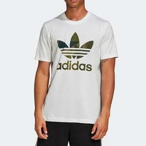 Adidas Originals Casual Sports Short Sleeve T-shirt - White