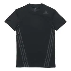 Adidas Casual Sports Crewneck Short-sleeve T-shirt - Black