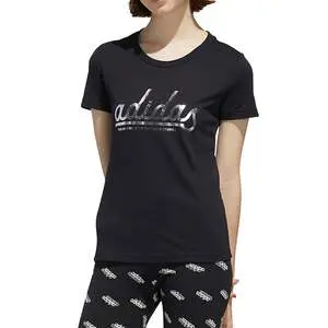 Adidas Alphabet Logo Cotton Short Sleeve T-shirt