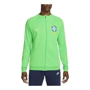Nike Brazil Academy Pro Knit Soccer Jacket - Green