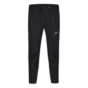 Nike Phnm Elite Knit Reflective Strip Running Pants - Black