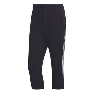 Adidas M Pnt 34 Dk 3s Sports Cropped Pants - Black