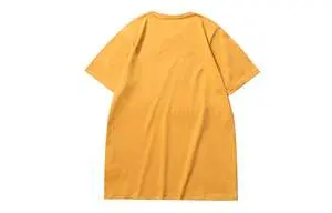 VANS Classic Logo Casual Sports Printing Short Sleeve Couple Style - Yellow