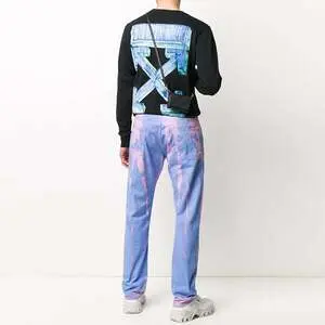 Off-White Fw20 Marker Arrows Print Long Sleeve T-shirt - Black