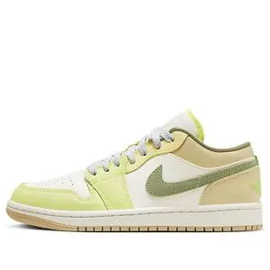 JORDAN 1 Low "sail Oil Green Light