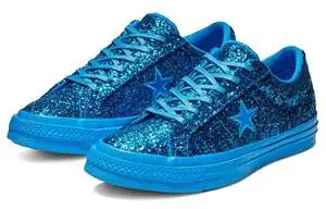 CONVERSE One Star Glitter Sneakers - Blue