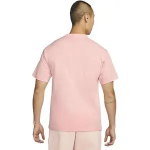 Nike Solid Color Logo Casual Sports Short Sleeve Pink T-shirt - Multi-color
