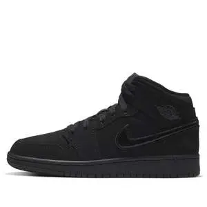 JORDAN 1 Mid Se Gs "triple - Black