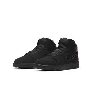 JORDAN 1 Mid Se Gs "triple - Black