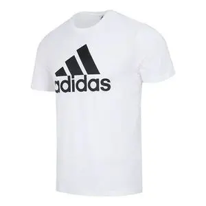 Adidas Essentials Single Big Logo T-shirt 'white