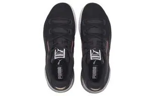 PUMA Clyde Hardwood Metallic Basketball Sneakers - Black