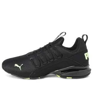 PUMA Axelion Rip Athletic Sneakers - Black/green