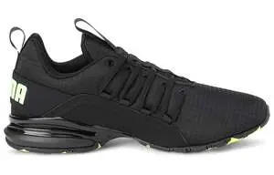 PUMA Axelion Rip Athletic Sneakers - Black/green