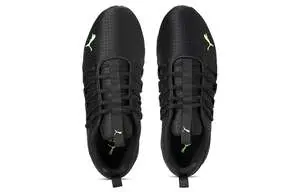 PUMA Axelion Rip Athletic Sneakers - Black/green