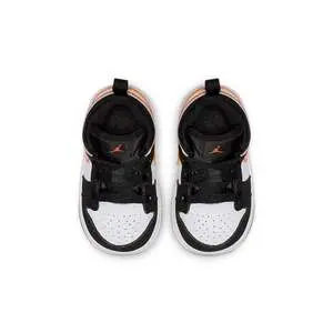 JORDAN 1 Mid Sneakers - Black/orange