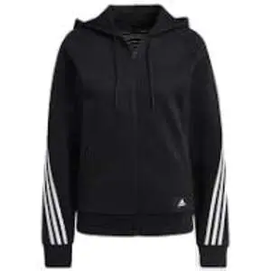 Adidas Future Icons 3-stripes Hooded Track Top - Black/white