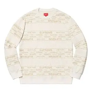 Supreme Metallic Jacquard Crewneck