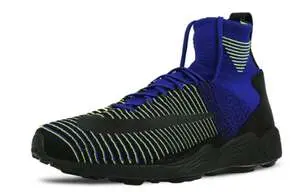 Nike Zoom Mercurial Flyknit High-top Sneakers - Blue/black