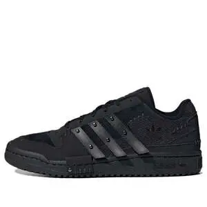 Adidas Melting Sadness X Originals Forum Exhibit Low Sneakers - Black