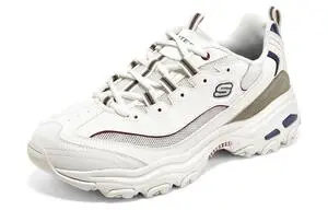 Sketchers Dlites 1.0 Lace-up Sneakers - White/brown