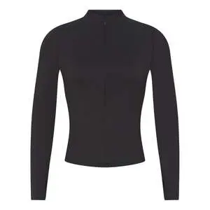 Nike Nike X SKIMS Matte Zip Front Top Obsidian