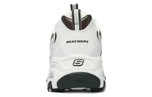 Sketchers D'lites 1.0 Athletic Lace-up Sneakers - White/grey/brown