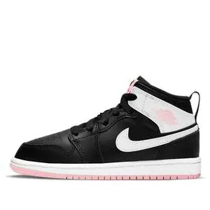 JORDAN Air 1 Mid Sneakers - Black/pink