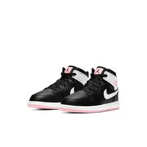 JORDAN Air 1 Mid Sneakers - Black/pink