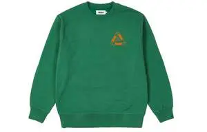 PALACE Crewneck With Triangle Graphic - Green