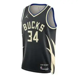 JORDAN Dri-fit Nba Giannis Antetokounmpo Swingman Jersey - Black/multi-color