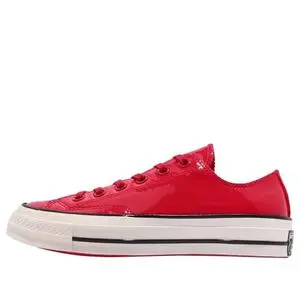 CONVERSE Chuck 70 Ox Patent Low Top Sneakers - Red