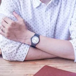 Casio Quartz Analog Watch - White