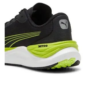 PUMA Electrify Nitro 3 Athletic Sneakers - Black/lime/white