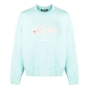 Palm Angels Split Shark Crewneck Sweater