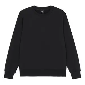 NEW BALANCE Round Neck Sports Pullover - Black